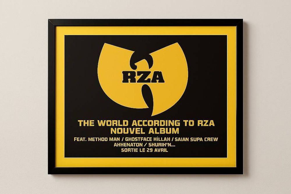Altes RZA Wu Tang Clan Hip Hop / Rap Plakat (Gebraucht) in Biel/Bienne ...