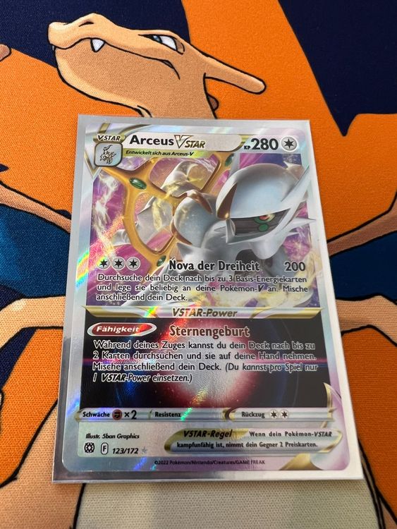 Pokemon - Arceus VSTAR (BRS 123) - DE - Strahlende Sterne (Neu (gemäss Beschreibung)) in Bülach ...