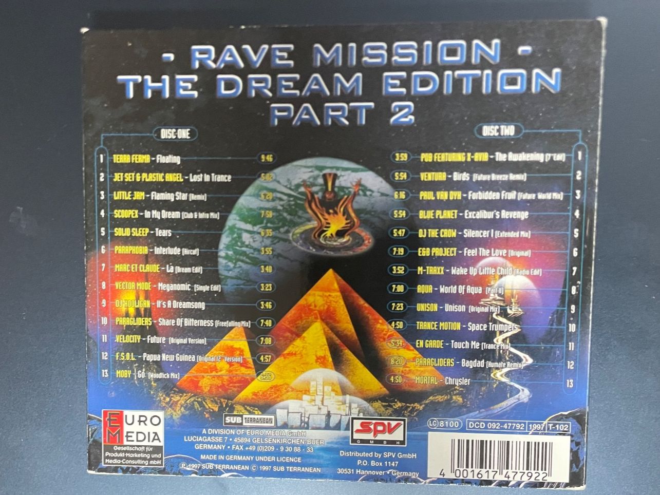 Rave Mission - Dream Edition 2 CD - Trance klassiker - top (Gebraucht ...