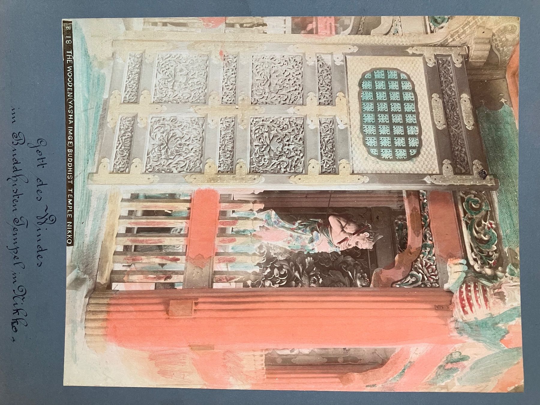 Albumin-Foto Japan - Buddha in Nikko um 1880 - ca. 25 x 20 (Gebraucht ...