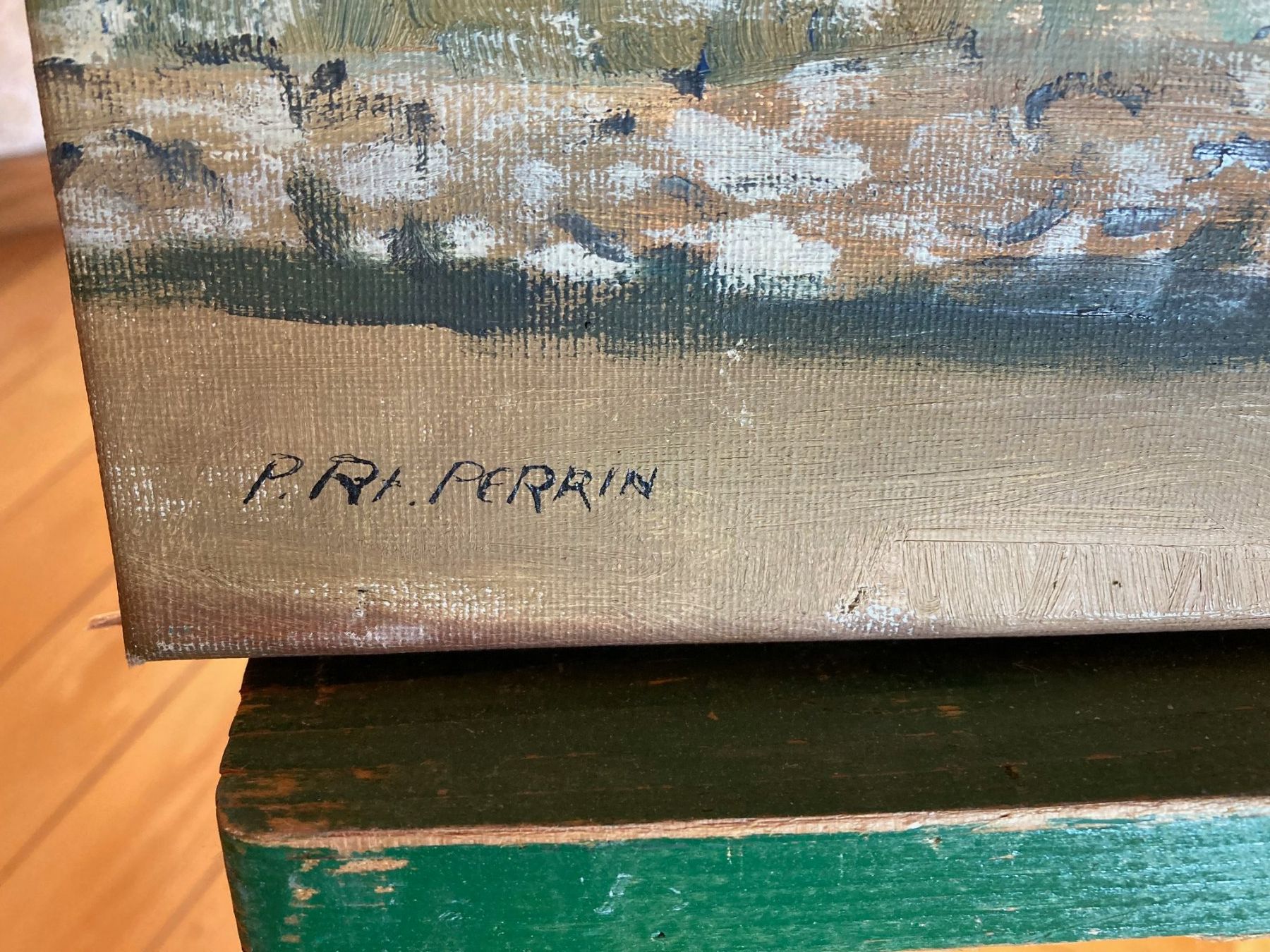 Tableau de Paul-Robert Perrin, Le Lac Léman à St-Sulpice VD (D'occasion ...