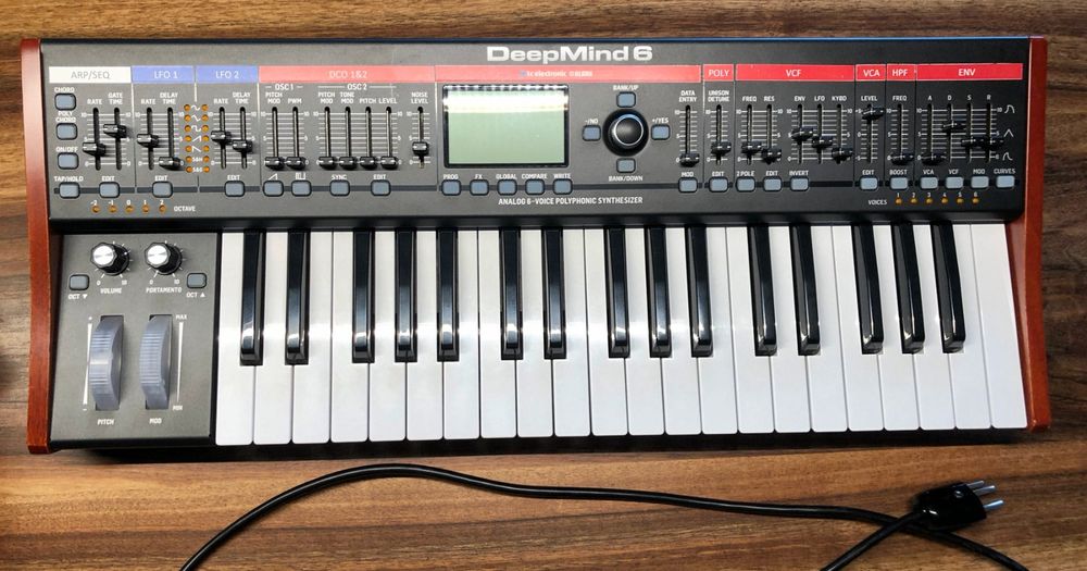 Behringer Deepmind 6 Polyphoner Analogsynthesizer mit OVP (Gebraucht) in Horw für CHF 405 – nur ...