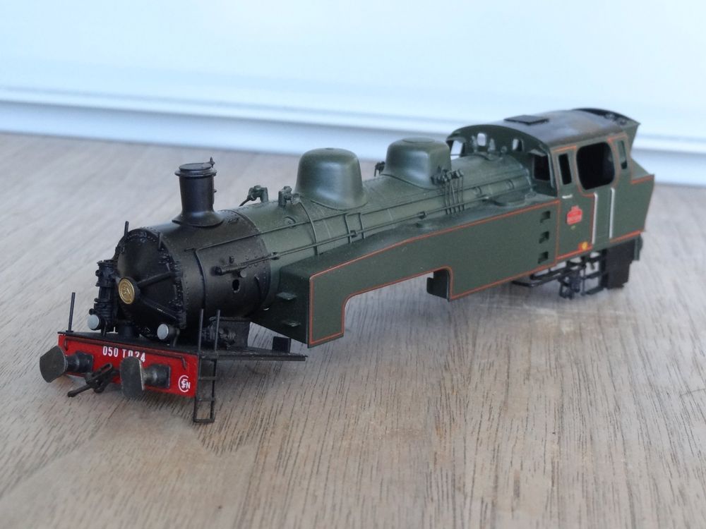 H0 Metropolitan Messing-Kasten SNCF Dampflok 050 TQ24 (Defekt) in ...