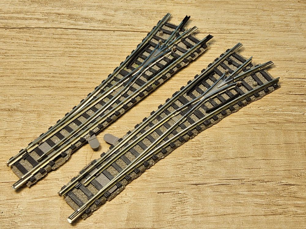 Fleischmann _ 2 x Handweiche _ rechts & links _ Spur N (Gebraucht) in ...