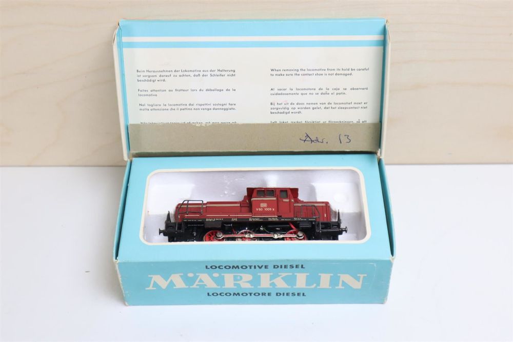 Märklin Digital - Rangierlok V60 + Telex Nr. 3064 (Gebraucht) in ...