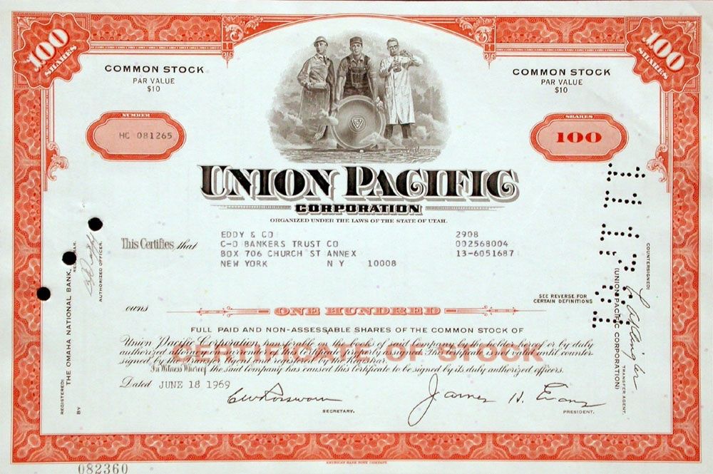 Union Pacific Corporation - 1969 (Gebraucht) in Solothurn für CHF 1 ...