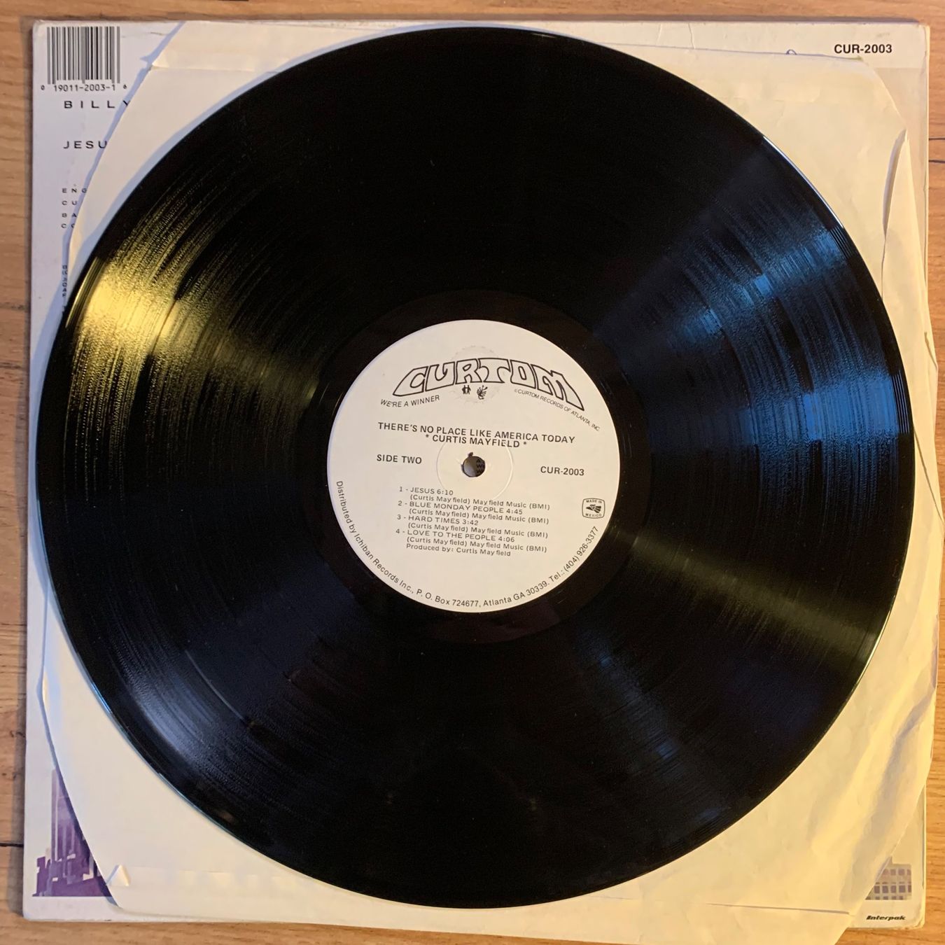 CURTIS MAYFIELD - THERE'S NO ...OG MEX 1989...VG+/VG+ (D'occasion) à ...