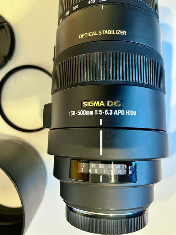 Sigma DG 150 - 500 mm F 5-6.3 APO HSM (Gebraucht) in Felsberg für CHF ...