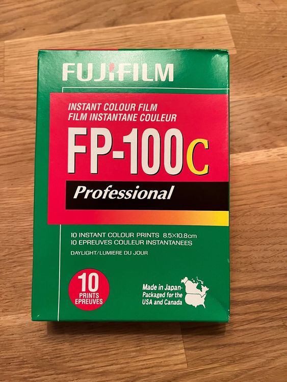 Fujifilm fp100 packfilm (final production) (Neu und originalverpackt ...