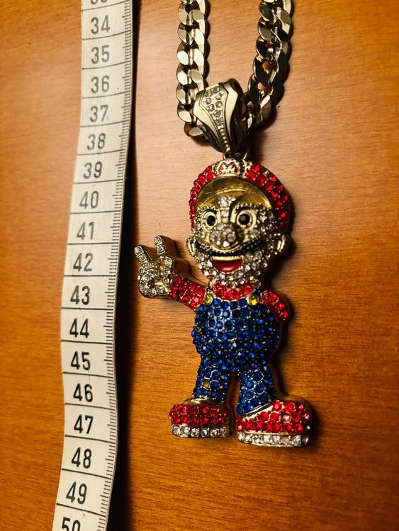Halskette Vintage Super Mario Nintendo Retro Bling Necklace (Neu ...