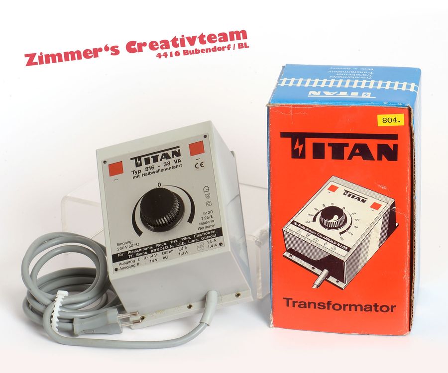 TITAN Transomator Typ 816 28VA mit Halbwellenfahrt, GS, OVP (Gebraucht ...