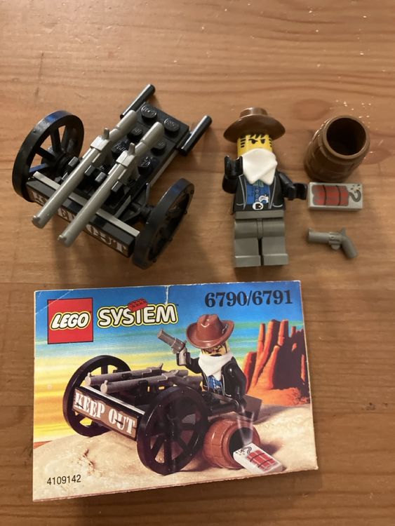 Lego 6790 Bandit‘s Wheelgun komplett mit Anleitung und Figur (Gebraucht ...
