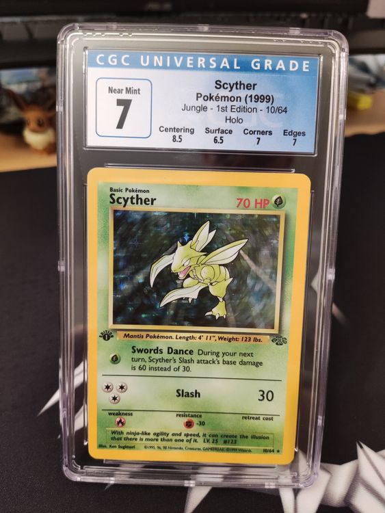 Scyther 1st Edition Holo CGC 7 (1999) - Pokémon Jungle (Neu (gemäss Beschreibung)) in Regensdorf ...
