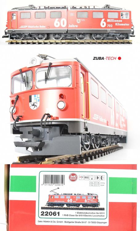 LGB 22061 E-Lok Ge 6/6 II RhB Spur G Digital mit OVP | Kaufen auf Ricardo