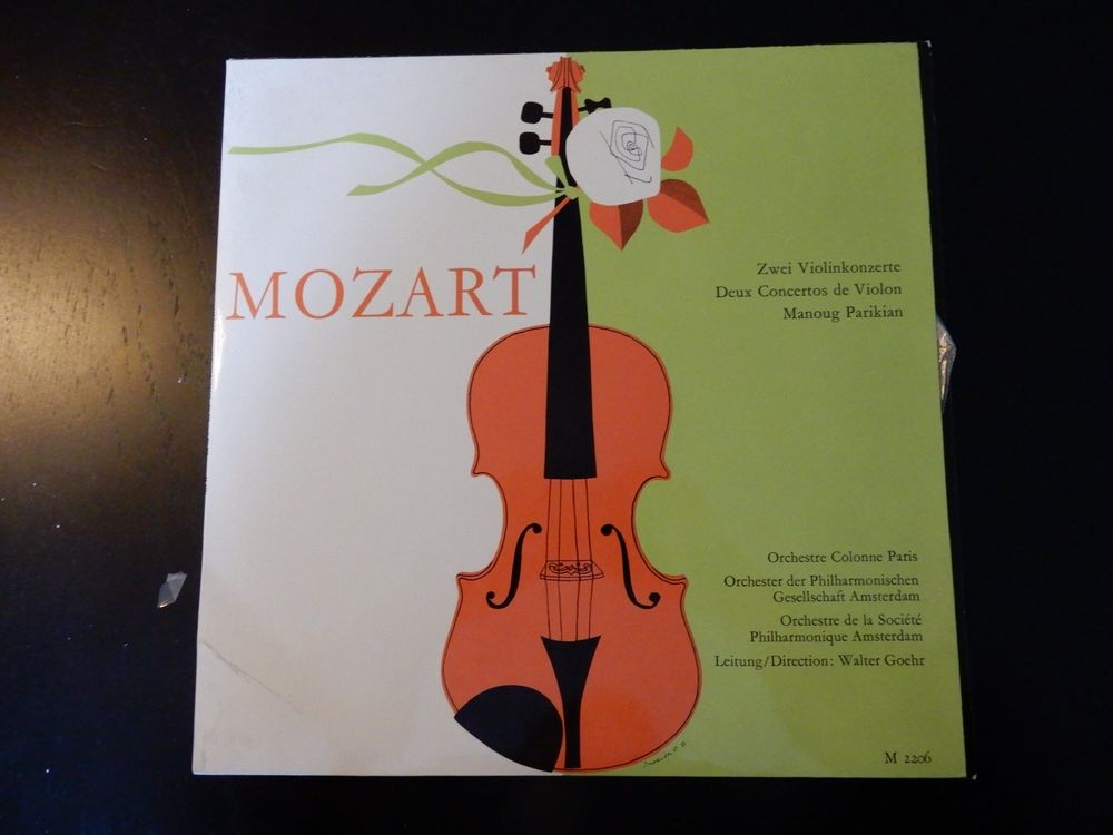 Mozart Walter Goehr, Manoug Parikian – Zwei Violinkonzerte | Kaufen auf ...