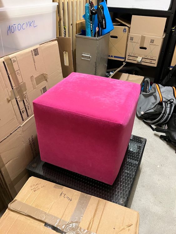 rosa Sitzpuff | Kaufen auf Ricardo