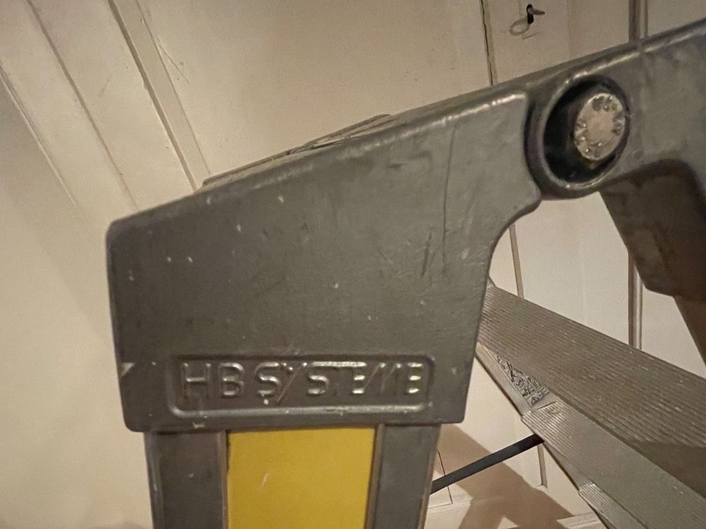 HB Systeme Typ 200 Doppelstufenleiter / Bockleiter Alu (Gebraucht) in ...