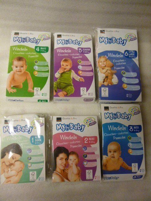 6x Mix Set Diapers - Windeln - Couches | Kaufen auf Ricardo