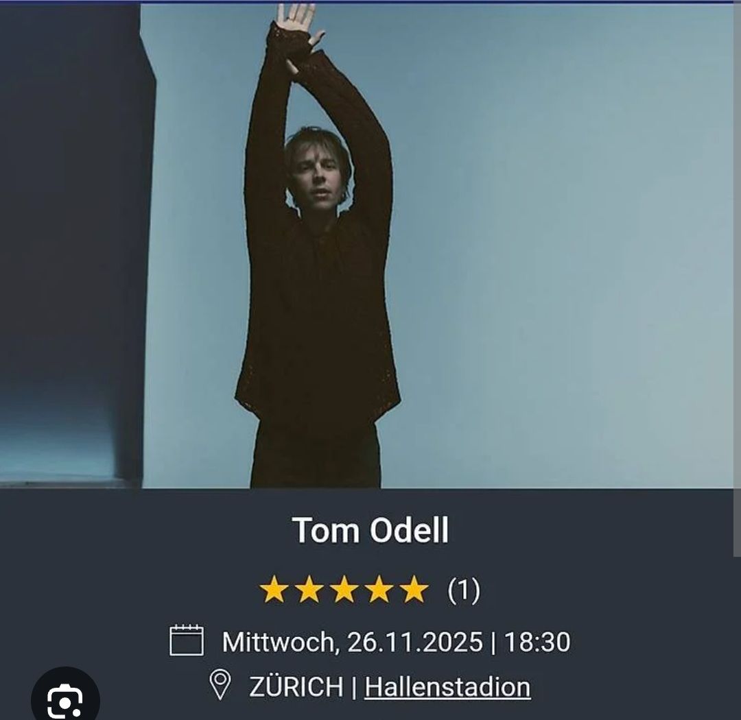 2x Tom Odell Konzertticket (26.11.2025) (Neu und originalverpackt) in ...