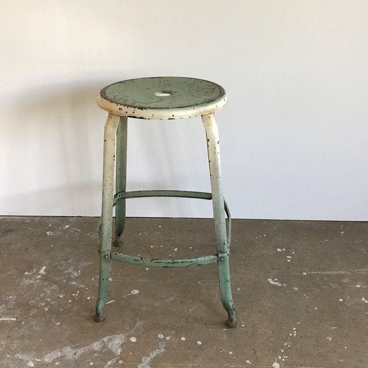 Vintage Industrie Hocker Nicolle (1933) | Kaufen auf Ricardo
