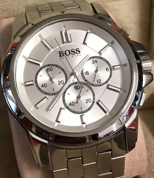 HUGO BOSS Chronograph Herrenuhr ( Neue Preise : 395 CHF ) (Gebraucht ...