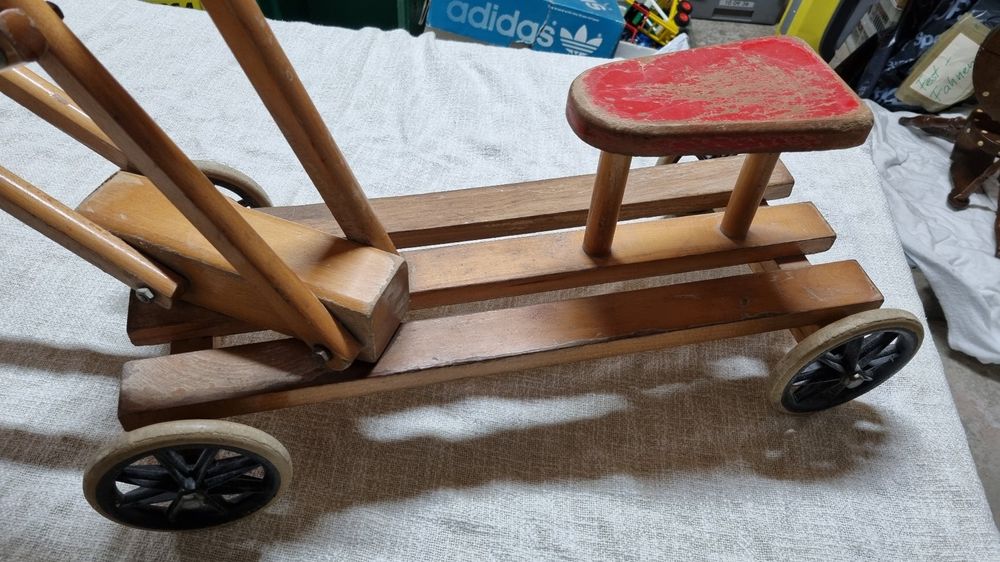 BRIO Schweden Bagger Sitzbagger Vintage Holz Sandbagger 60er (Gebraucht ...