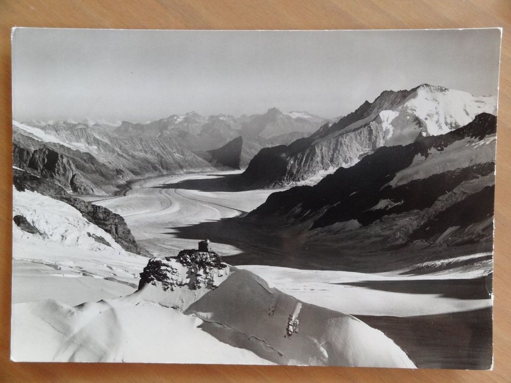 Jungfraujoch - Aletschgletscher und Dreieckhorn - 1968 (Gebraucht) in St Léonard für CHF 4 – mit ...