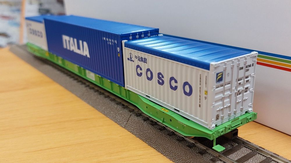 IGRA Model 96010073 SETG 80Fuß Containertragwagen Sggnss EpV (Neu und ...