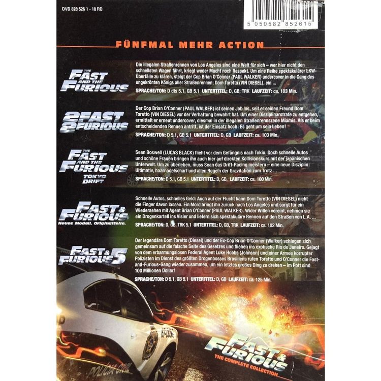 Fast & Furious - The Complete Collection Box - DVD (Gebraucht) in ...