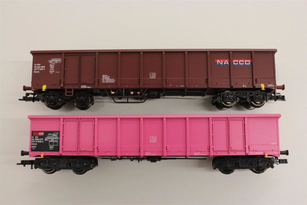 Roco 66501 + 66506 SBB Güterwagen DC H0 (Gebraucht) in Basel für CHF 45 ...