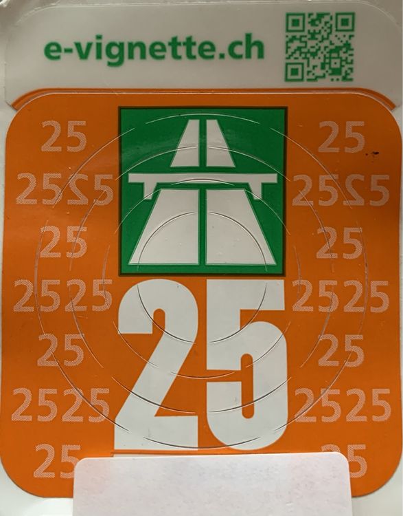 Schweizer Autobahnvignette 2025 - Neu und unbenutzt! (Neu und originalverpackt) in Arbon für CHF ...