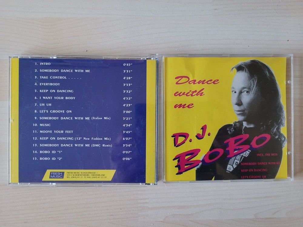 DJ Bobo - Dance with me CD 1993 (Gebraucht) in Nebikon für CHF 0.5 ...
