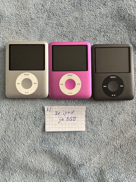 Apple IPod 3 Stück je 8GB | Kaufen auf Ricardo