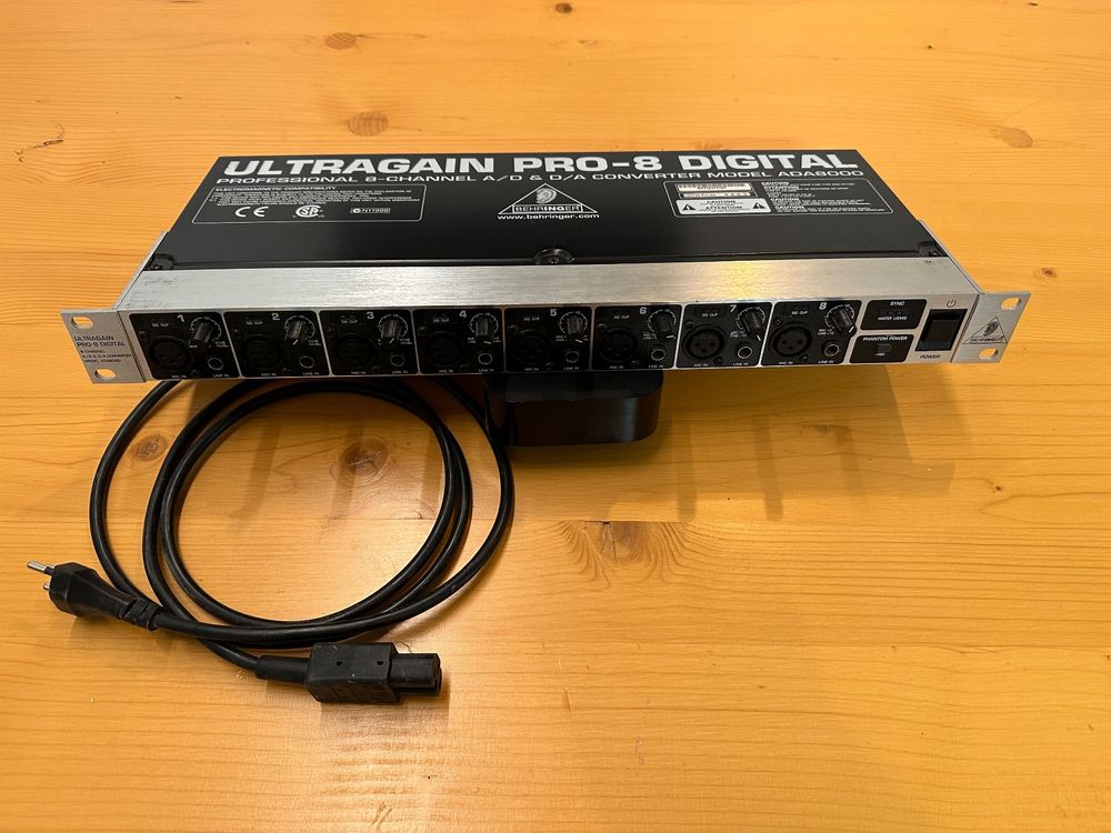 Behringer Ultragain Pro-8 (ADA8000) (Gebraucht) in Biezwil für CHF 97 ...