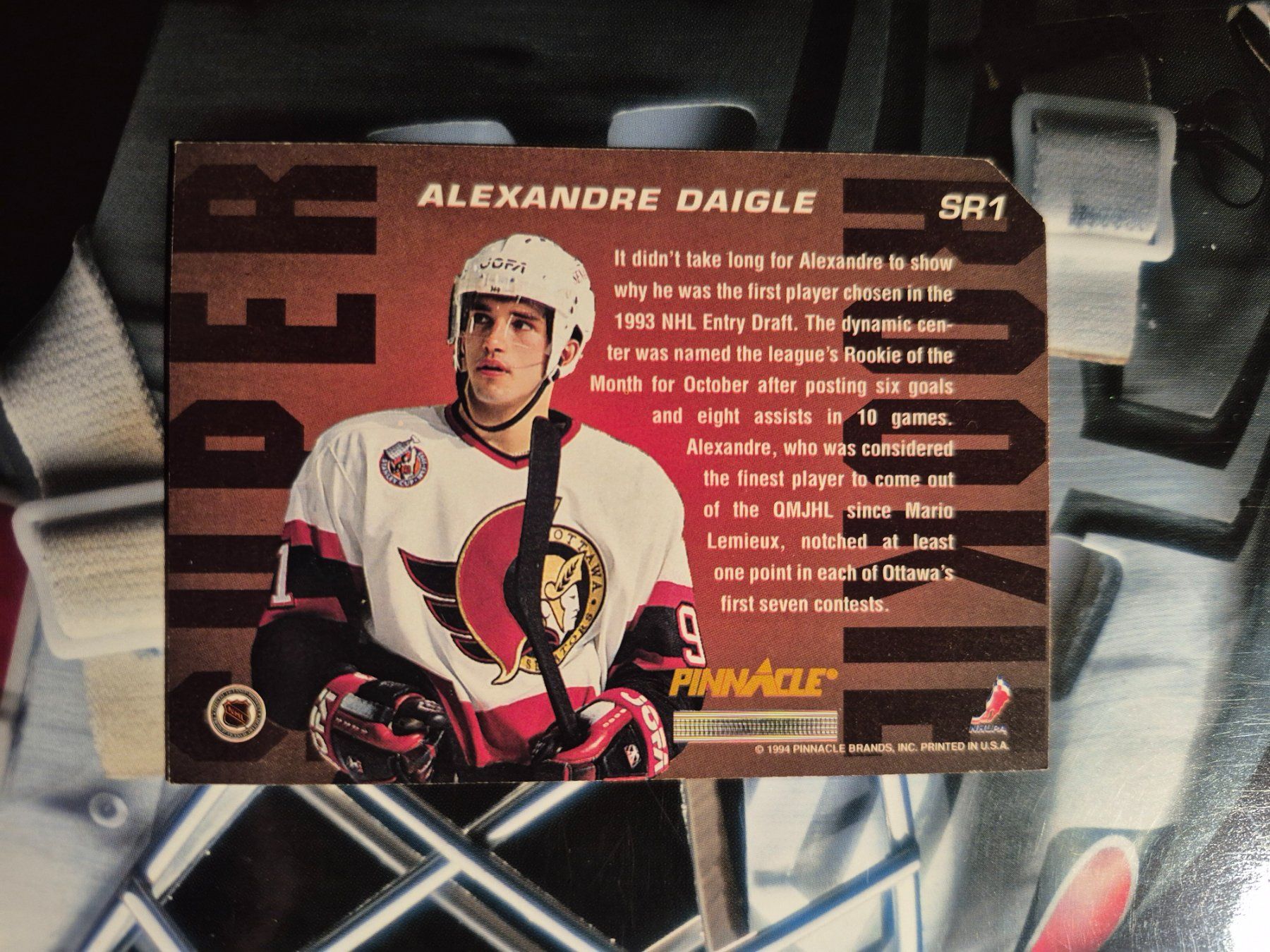 NHL Alexander Daigle Ottawa Senators (Gebraucht) in Treiten für CHF 1 ...