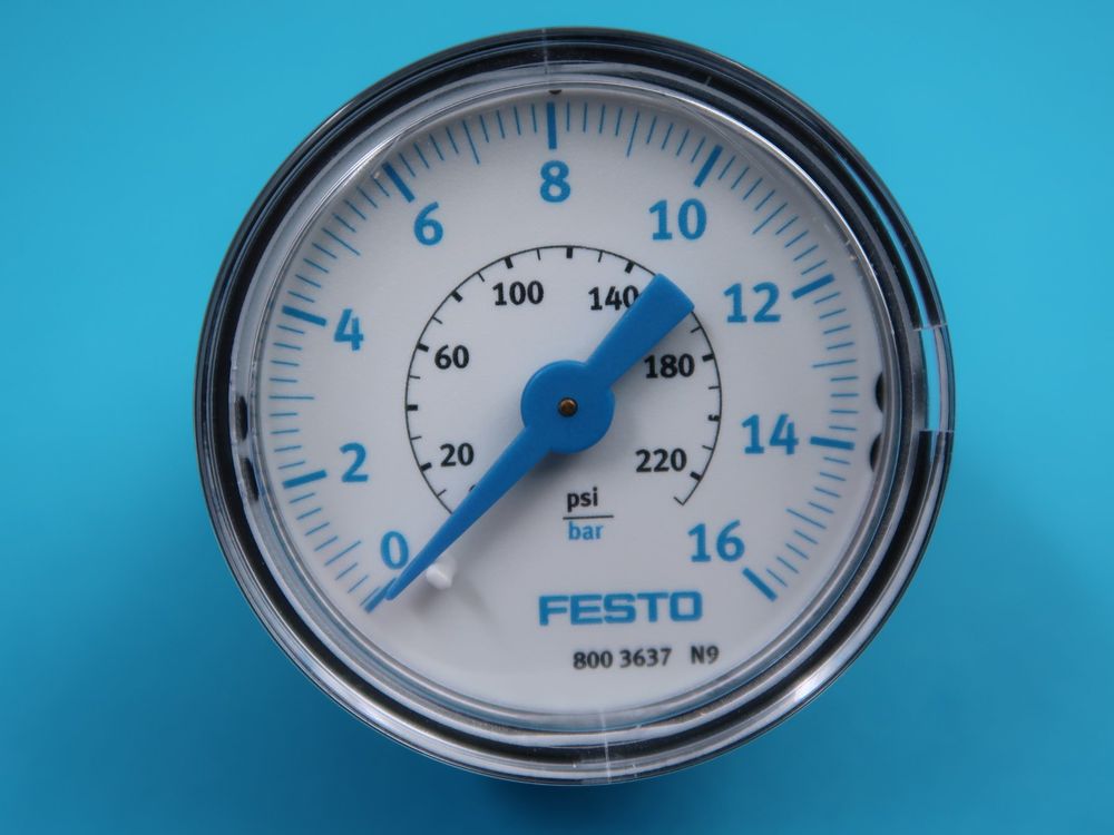 Festo Manometer 16 bar 800 3637 (Neu (gemäss Beschreibung)) in ...