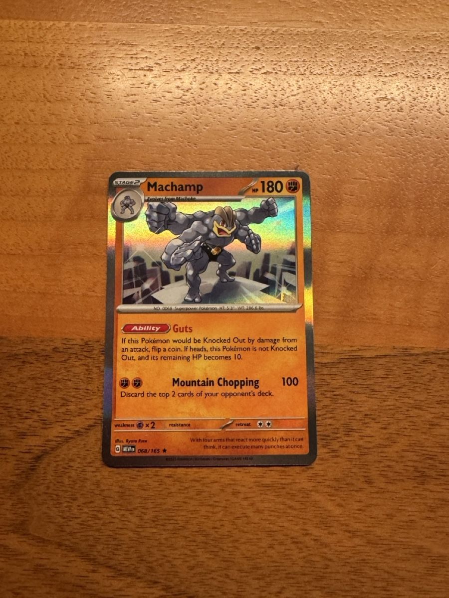 Pokemon MEW 151 EN Machamp 068/165 Holo (Neu (gemäss Beschreibung)) in ...