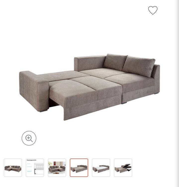 Boxspring Sofa mit Schlaffunktion (OVP 1800 CHF) (Gebraucht) in Zürich ...