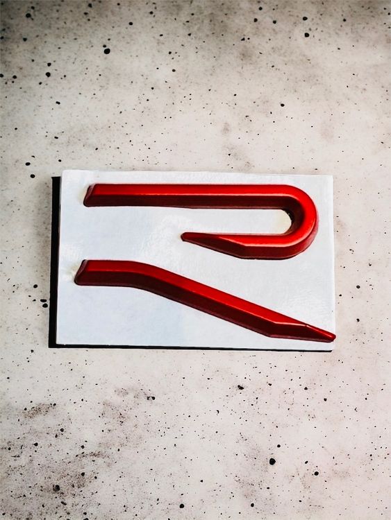VW R Racing Schriftzug Logo Emblem 3D Metall Neu (Neu und ...