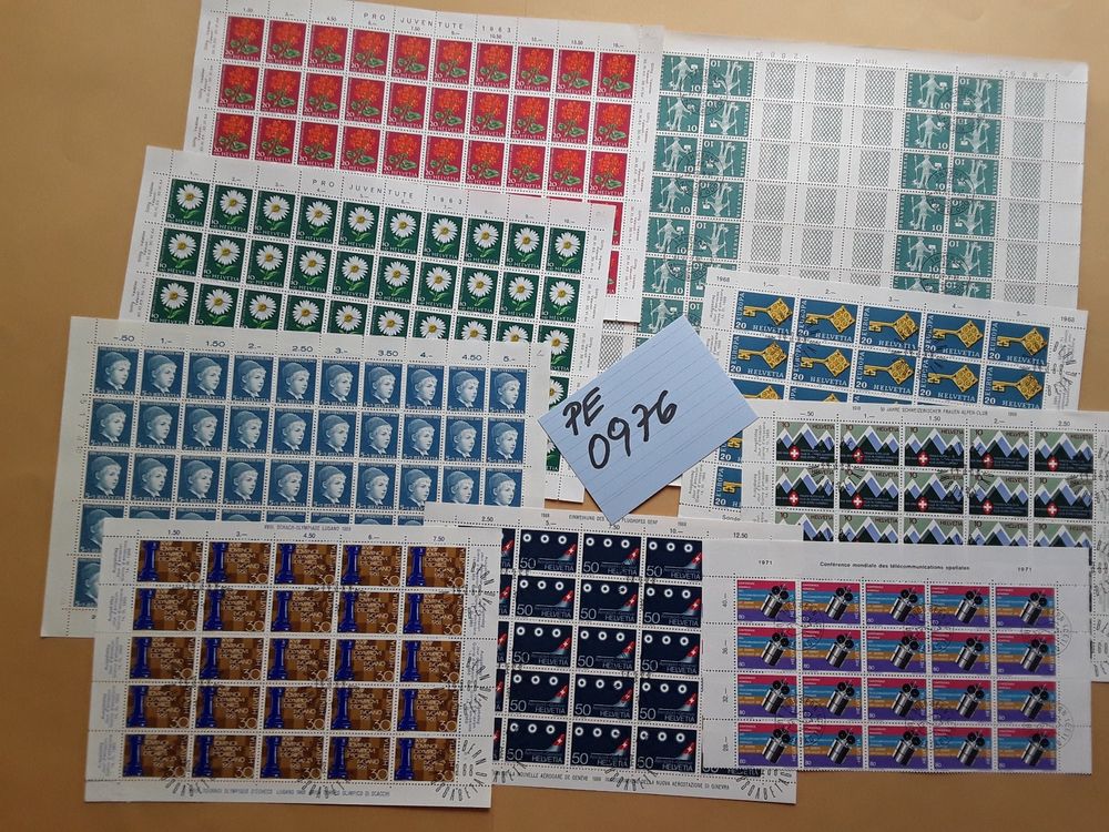 POSTEN CH BOGEN. GESTEMP. UND UNGESTEMPELT, 3 SCAN BILD | Kaufen auf Ricardo