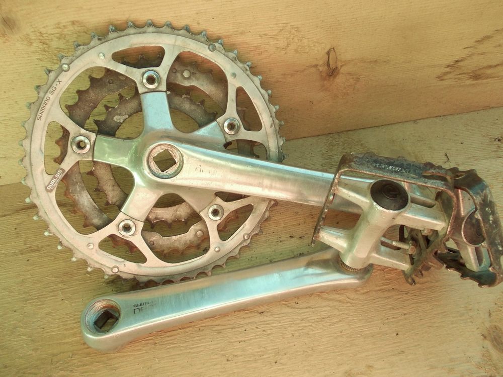 Shimano Deore DX Vintage Retro Kurbelgarnitur FC-MT60 (Gebraucht) in Gsteigwiler für CHF 10 ...