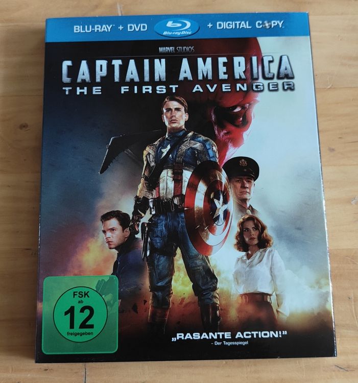 Captain America The First Avenger Blu-ray + DVD (Gebraucht) in Kerns ...