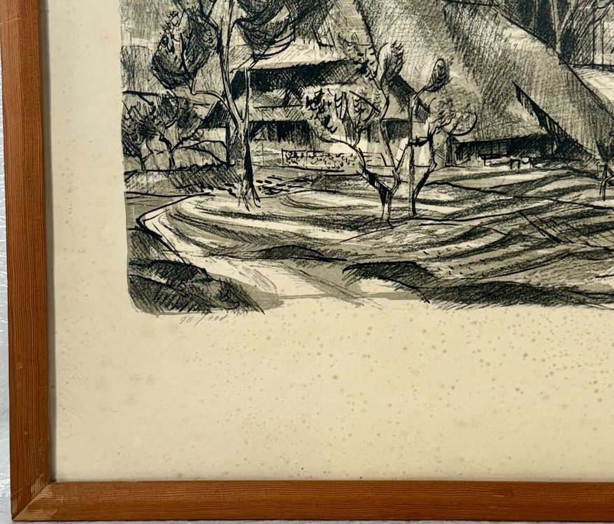 Walter Simon (1914-2010) Grosses Lithografie Handsigniert | Kaufen auf ...