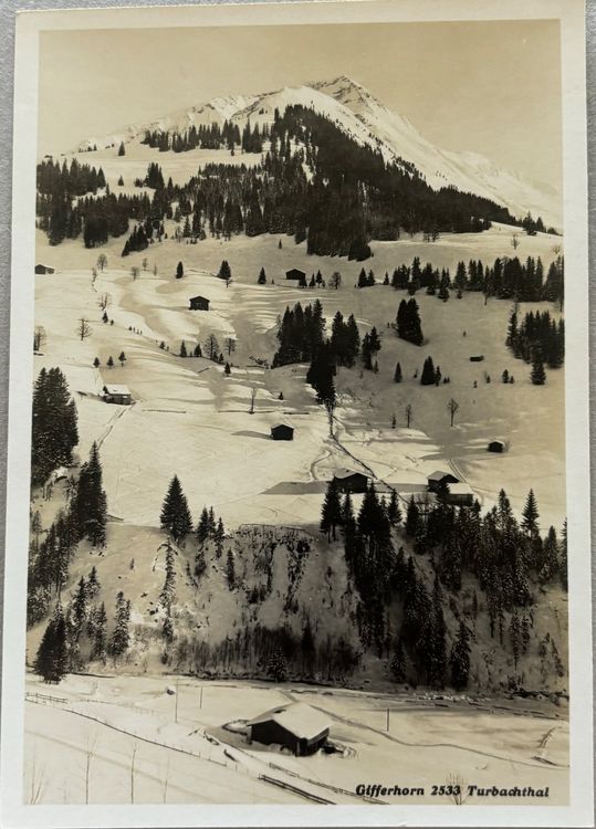 Fotokarte von Schneiter Thun, Gifferhorn Turbachtal (Gebraucht) in Frauenfeld für CHF 3.8 – mit ...