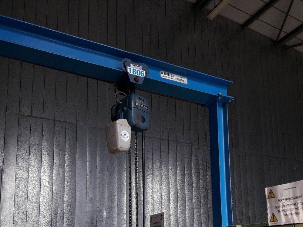 Palan Demag portique / Krane 2000 kg | Kaufen auf Ricardo