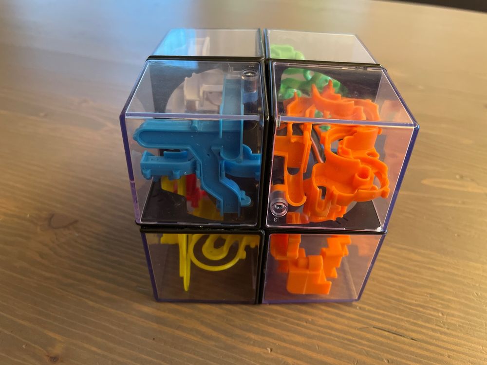 Kugellabyrinth - Perplexus: Spinmaster 2x2 Rubik, (Gebraucht) in ...