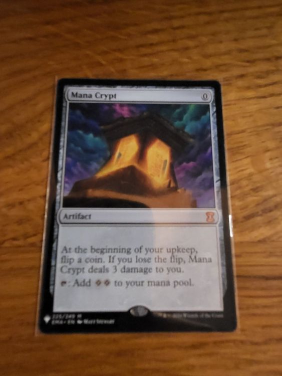 MTG Mana Crypt mint (Neu (gemäss Beschreibung)) in Chénens für CHF 110 ...
