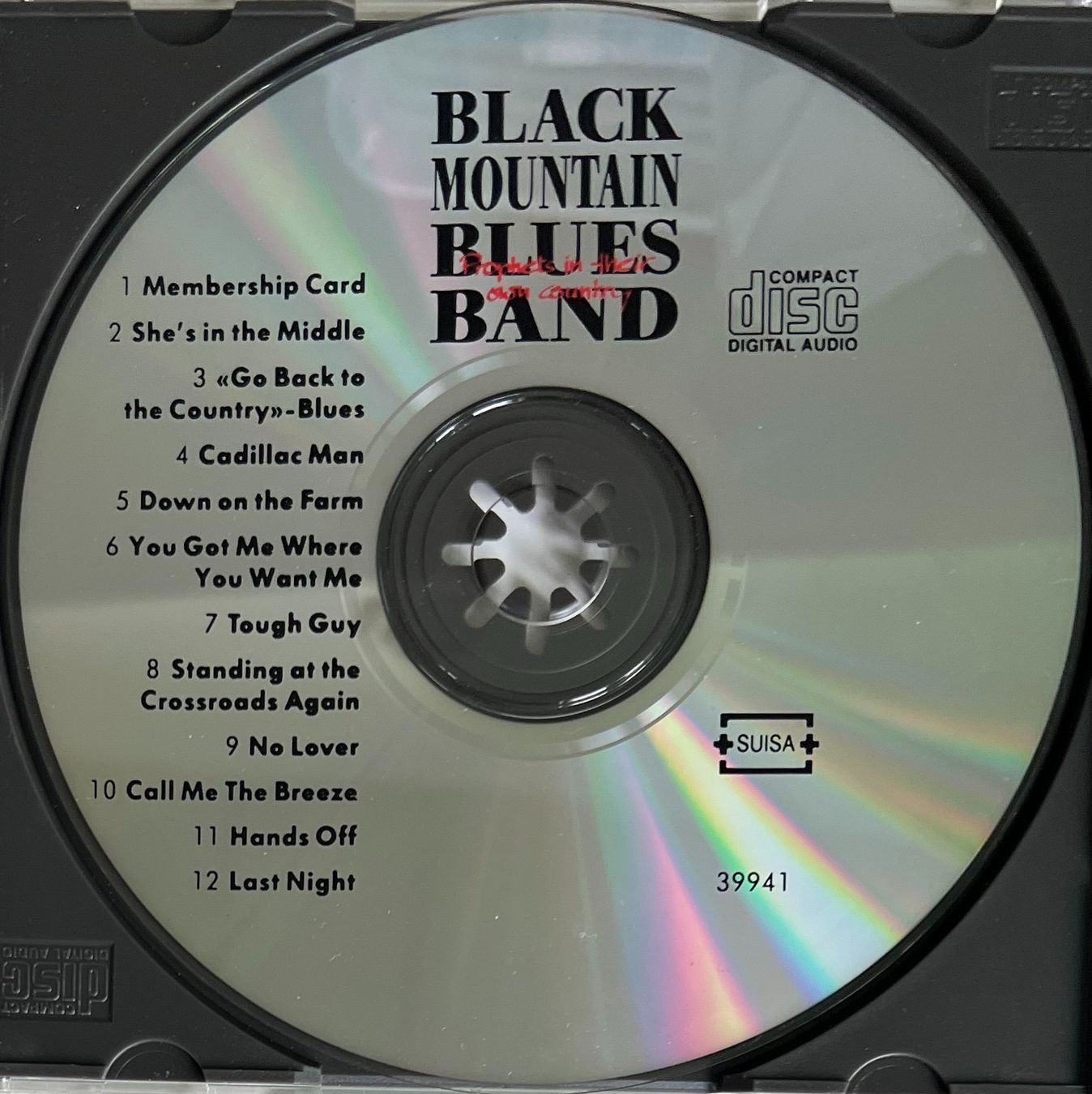BLACK MOUNTAIN BLUES BAND / Prophets in their own Country (Gebraucht ...