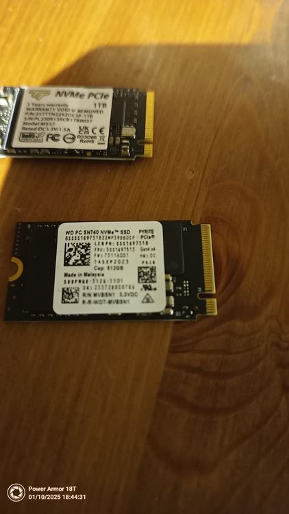 Western Digital WD SN740 512GB 2242, 42mm NVMe SSD (Gebraucht) in ...