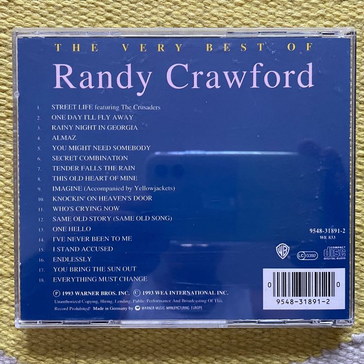 RANDY CRAWFORD-VERY BEST OF (Gebraucht) in Rorschacherberg für CHF 2.9 ...